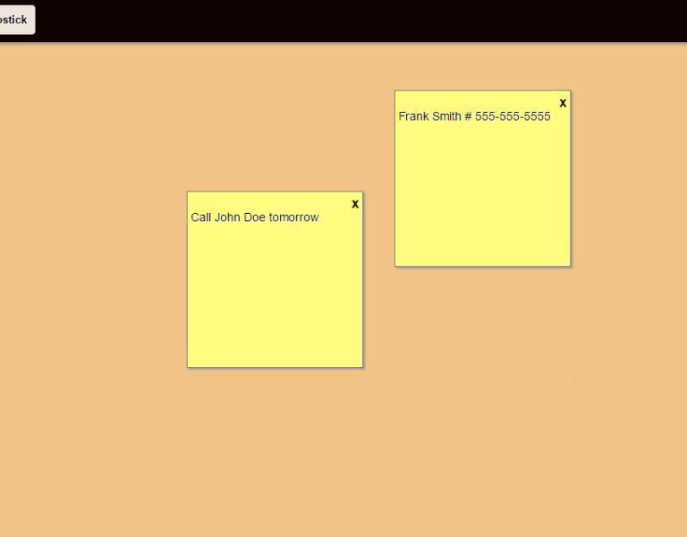 Create A Posticks Sticky Notes App With Html5 Css3 And Jquery Admixweb